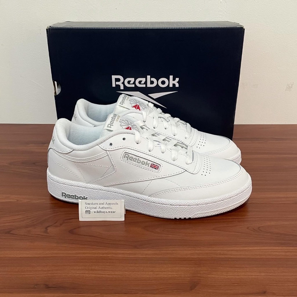 Jual (BEST SELLER) Reebok Club C 85 Classic Men’s 100000154 Original ...