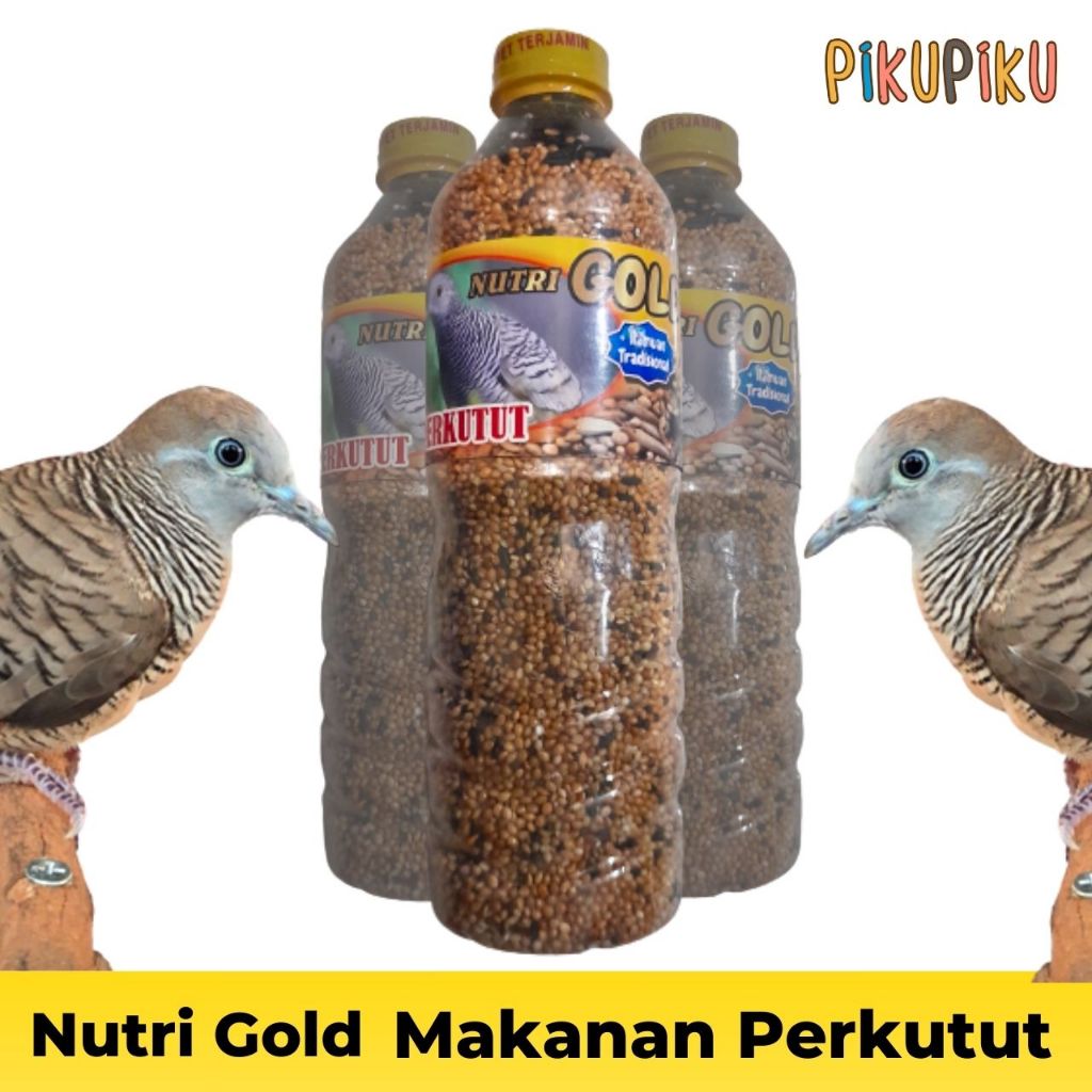 Jual Nutri Gold Makanan Burung Perkutut | Makanan Perkutut Botol 250 ...