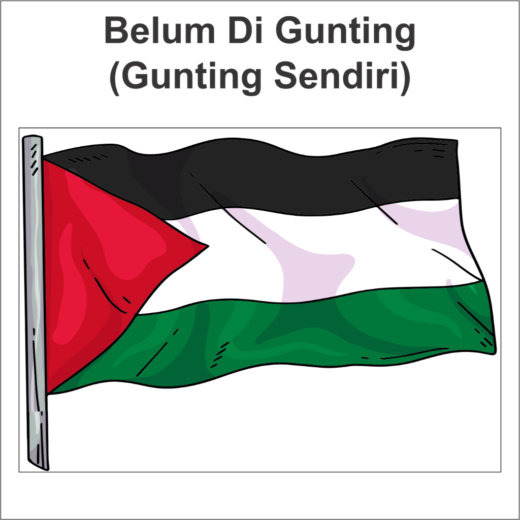 Jual Stiker Sticker Mobil Atribut Bendera Palestine Palestina | Shopee ...