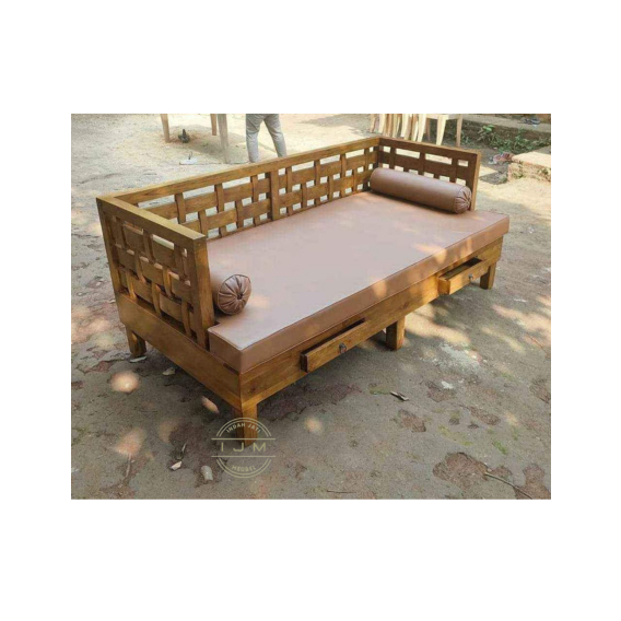 Jual bale-bale bangkuserbaguna daybed kayu jati solid model minimalis ...