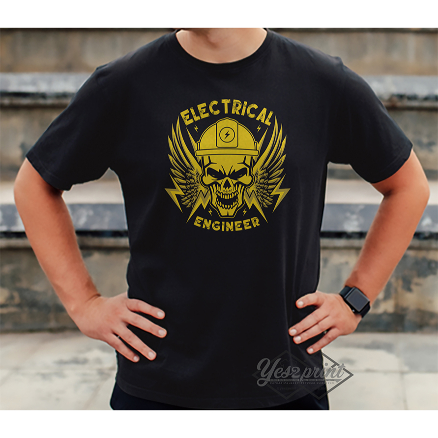 Jual Kaos Electrical Engineer Kaos tukang listrik Cotton combed ...