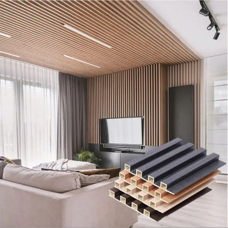 Jual Wallpanel WPC Wood Panel Kisi Kisi Kayu // Wood Panel WPC / Wall Panel PVC / Kisi Kisi Kayu ...