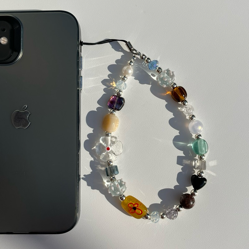 Jual SPARKLING PHONE STRAP by LOST BEADS / Gantungan Handphone Manik ...