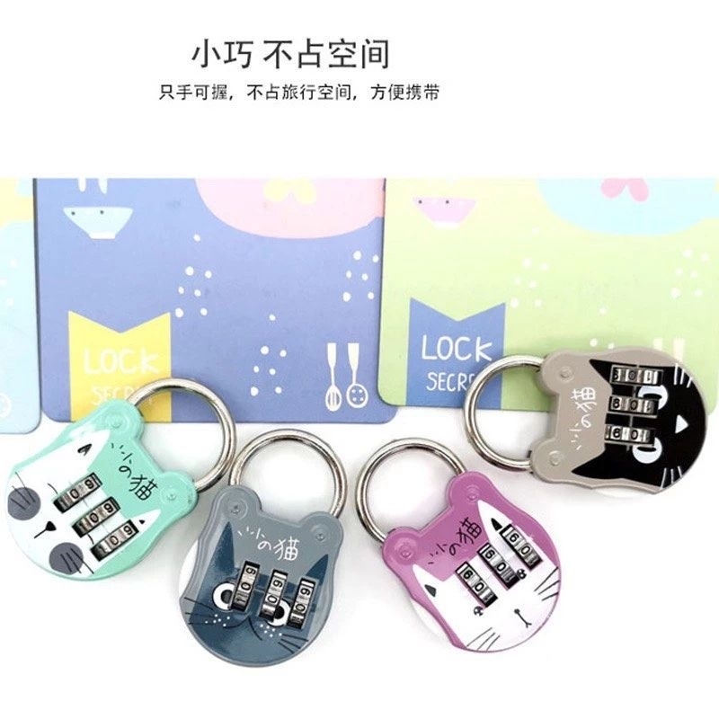 Jual Gembok Koper Karakter Kucing Besi kunci koper travel | Shopee ...