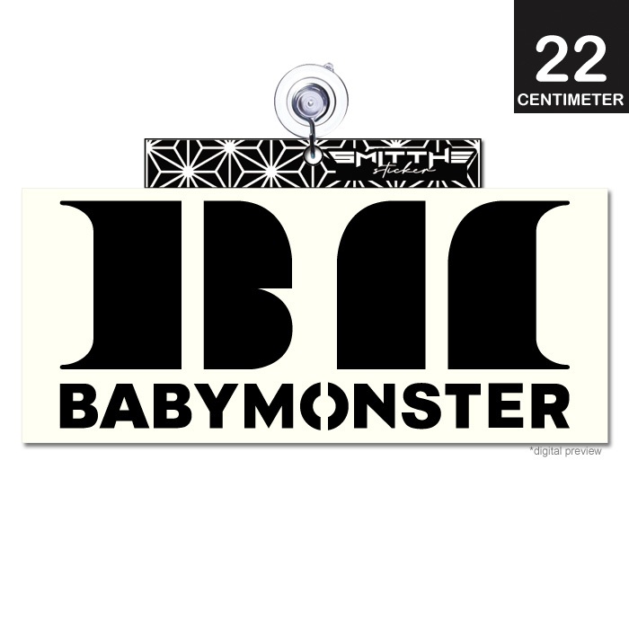 Jual Stiker BABYMONSTER Logo baemon Cutting Sticker Decal Waterproof ...
