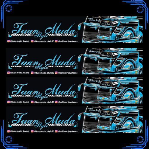Jual Stiker Bis Tuan Muda Style Basuri Shopee Indonesia