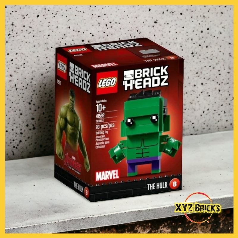 Jual LEGO 41592 - Brickheadz The Hulk | Shopee Indonesia