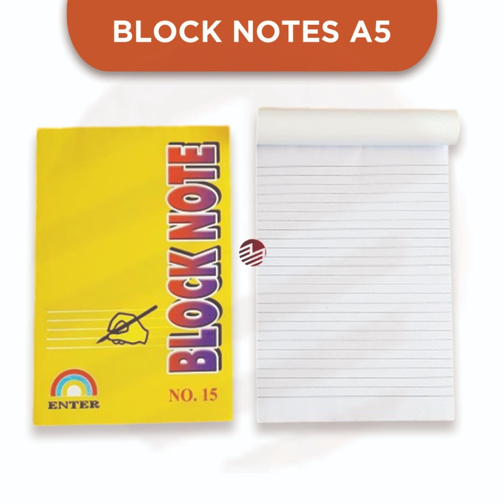 Jual Block Note A5 Buku Catatan Ringkas - ENTER | Shopee Indonesia