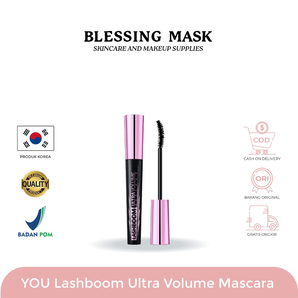 Jual You Lashboom Ultra Volume Mascara | waterproof dan sweatproof ...