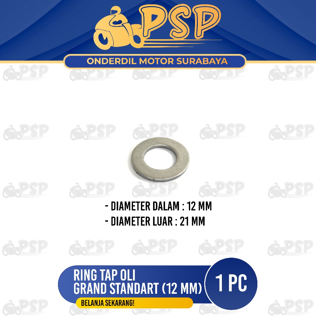 Jual Ring Tap Oli Grand "17 (Harga Per 1 PCS) - Ring Reng Plat Baut Tap ...