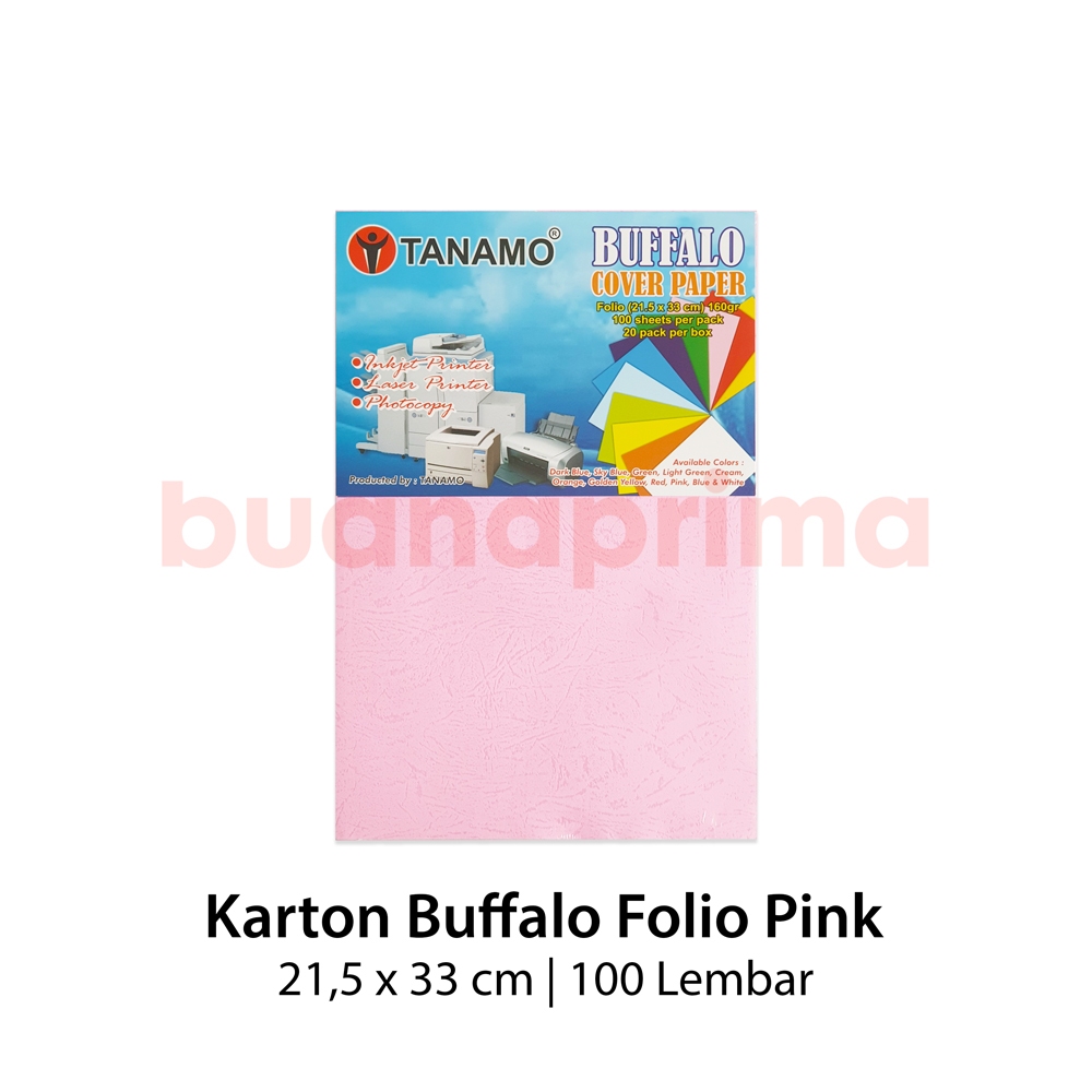 Jual Karton Buffalo Folio Kertas Jeruk F4 Warna Kuning PU Merah Tua ...