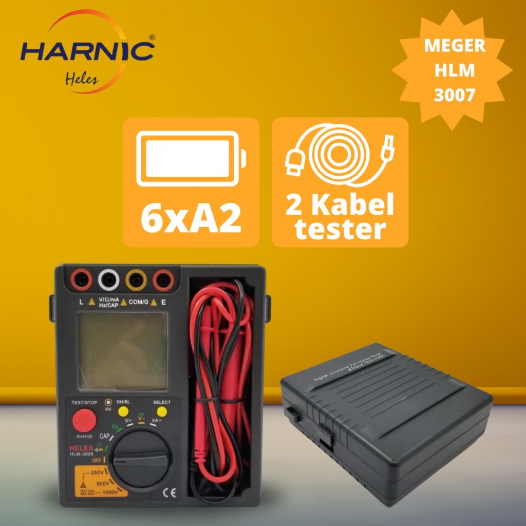 Jual Alat merger Heles / Digital Insulation Resistance Tester ...