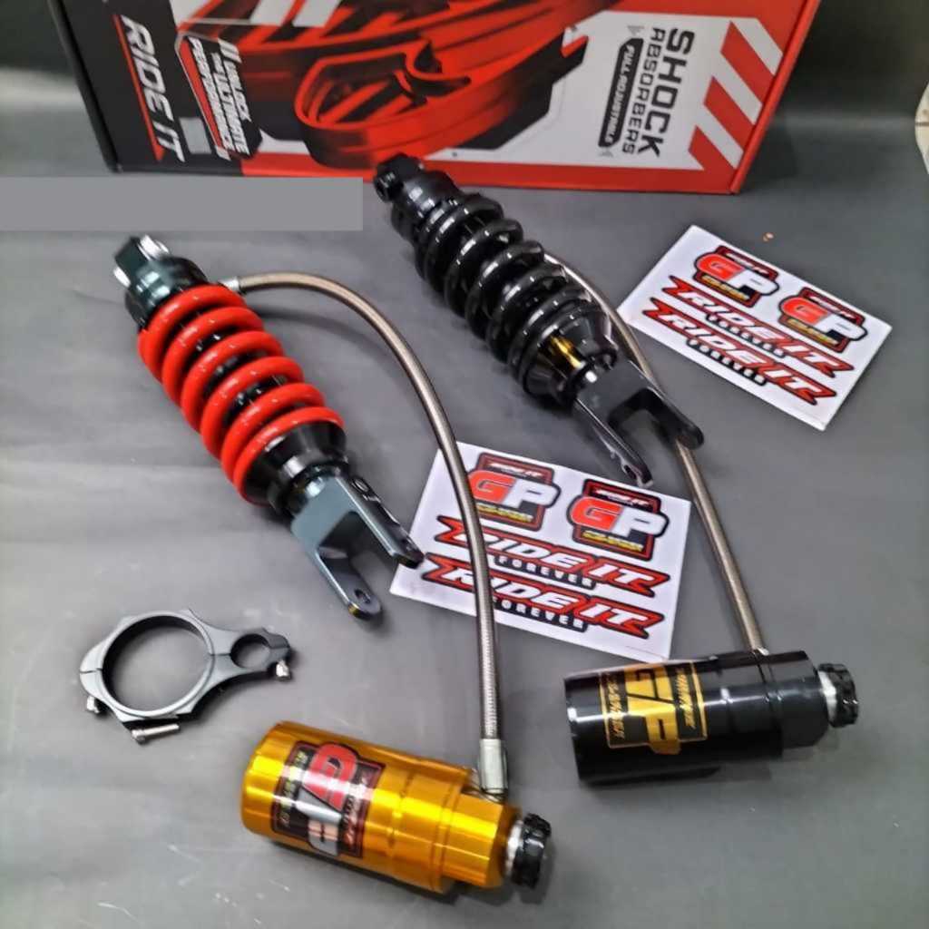 Jual Monoshock Ride It Gp 103 Vixion Tabung Pisah GP 103 Flexible Shock Belakang Vixion New Old ...