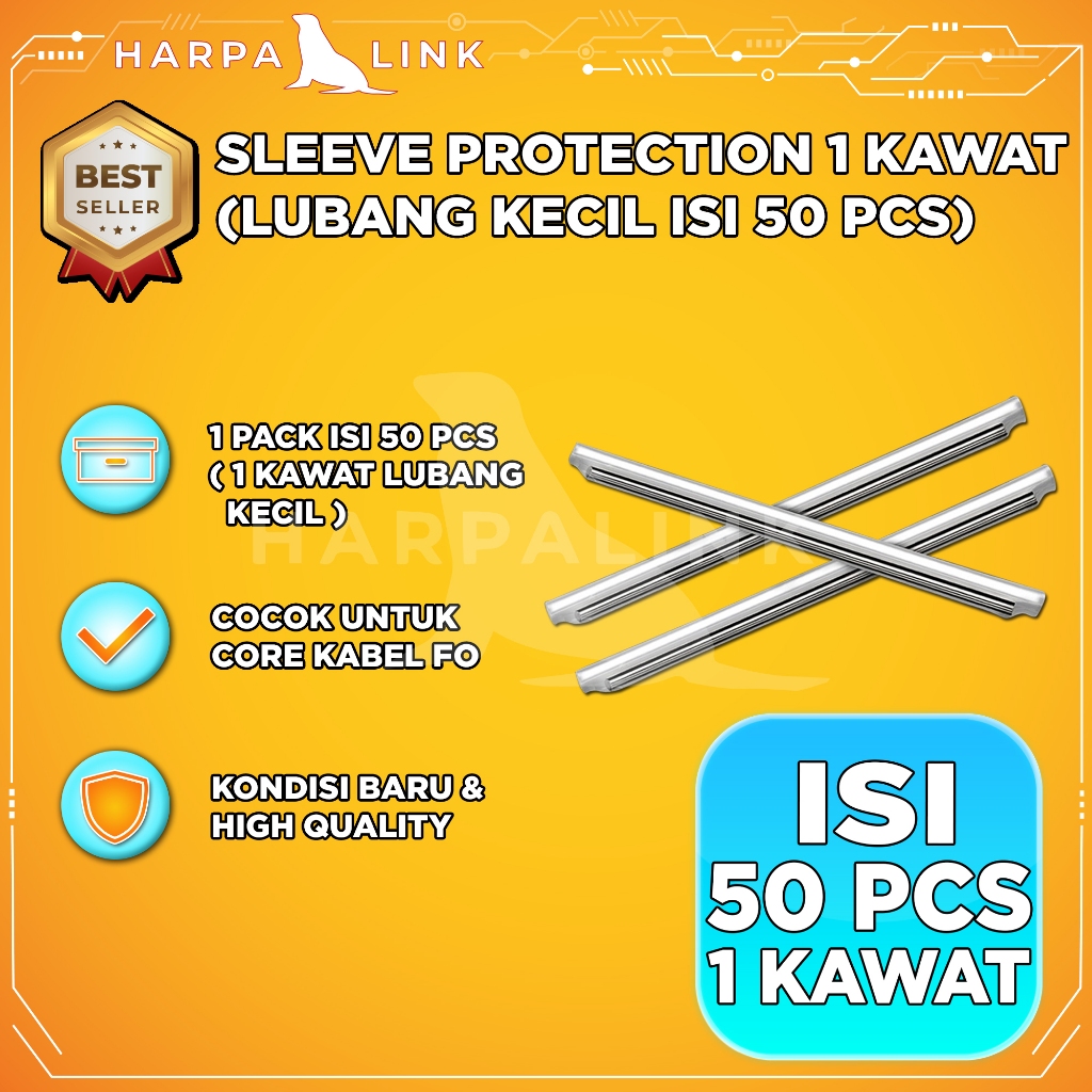 Jual Sleeve Protector FO 1 Kawat (Isi 50 Pcs / Pack) Protection Sleeve ...