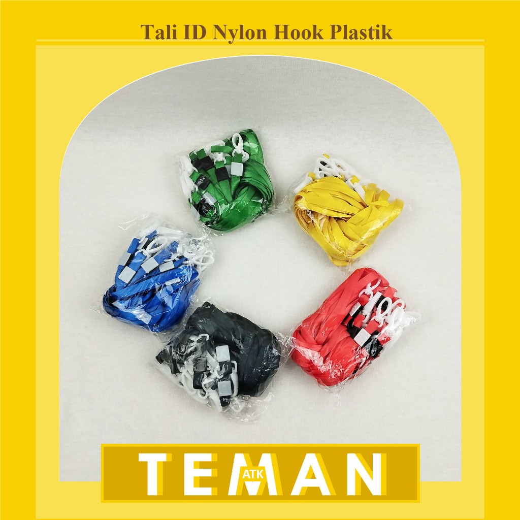 Jual Tali ID Card / Tali Card Holder Nylon Hook Plastik Datalflex ...