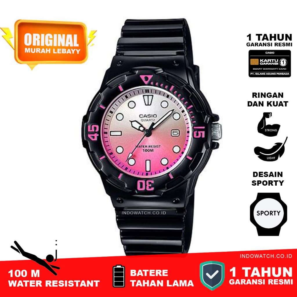 Jual Casio LRW-200H-4EV lrw 200 lrw200 jam casio original garansi resmi | Shopee Indonesia