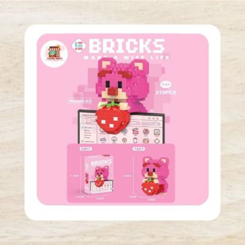 Jual Nano Block Atau Lego Balok Model Karakter Kartun Mainan Balok ...