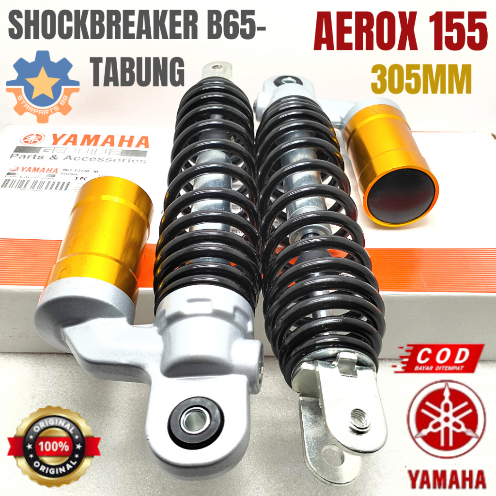 Jual SHOCKBREAKER B65 TABUNG MOTOR YAMAHA AEROX 155 KUALITAS ORISINIL YGP SHOK BELAKANG SOK ...