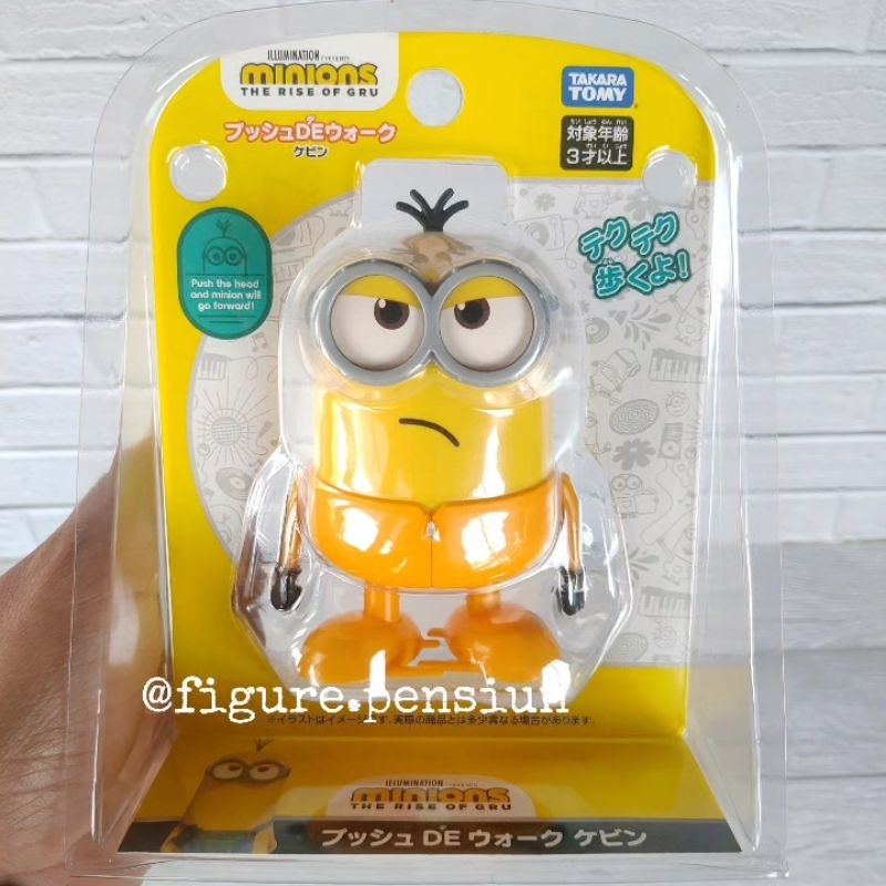 Jual TAKARA TOMY DESPICABLE ME MINIONS KEVIN PUSH AND GO ORIGINAL ...