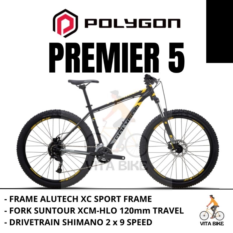 Jual Sepeda Gunung MTB Polygon Premier 5 27.5 | Shopee Indonesia