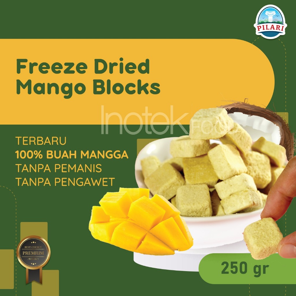 Jual FREEZE DRIED COCONUT MANGO BLOCKS - BUAH MANGGA ASLI DAN KELAPA ...