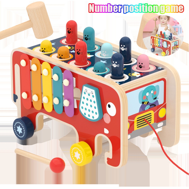 Jual Mainan Knockout Kayu Interaktif Orang Tua-Anak Mainan intelektual ...