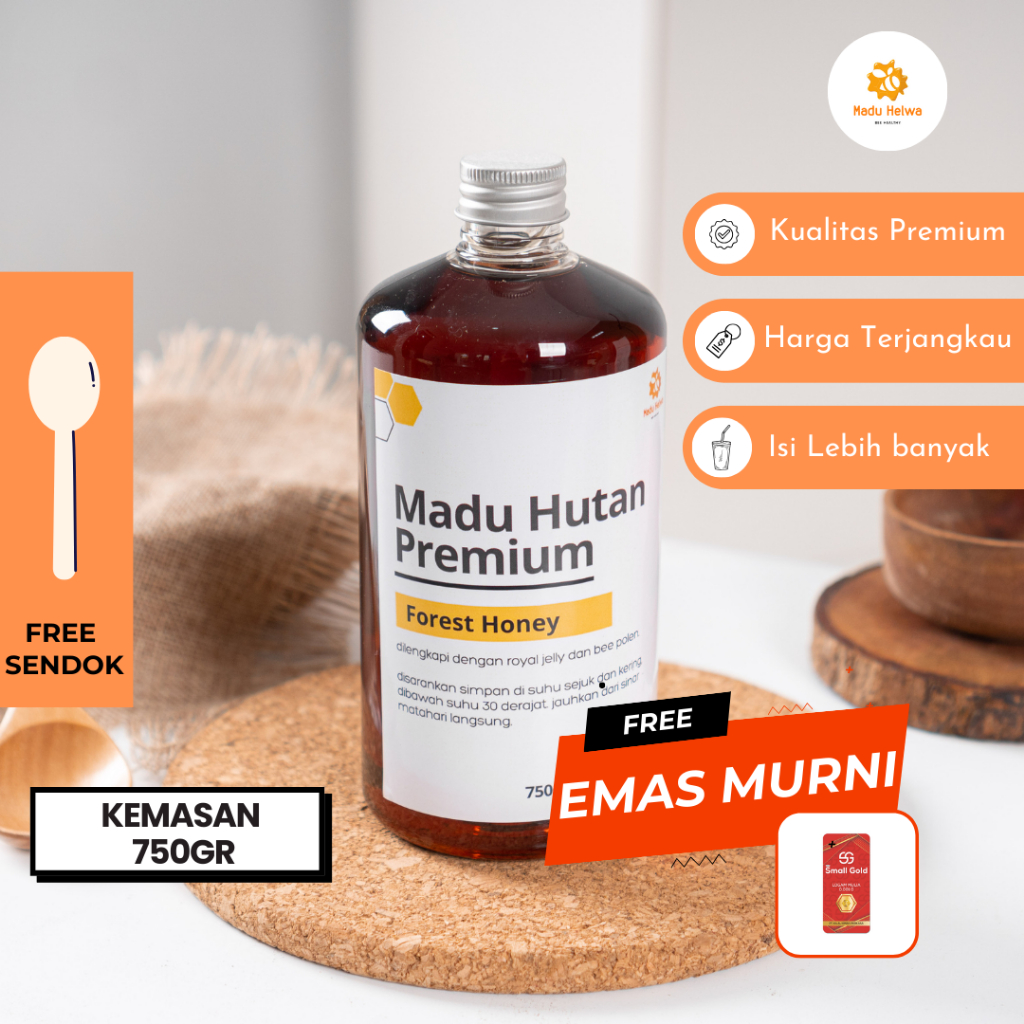 Jual Madu Hutan Premium Kalimantan 750gr by madu helwa | Shopee Indonesia