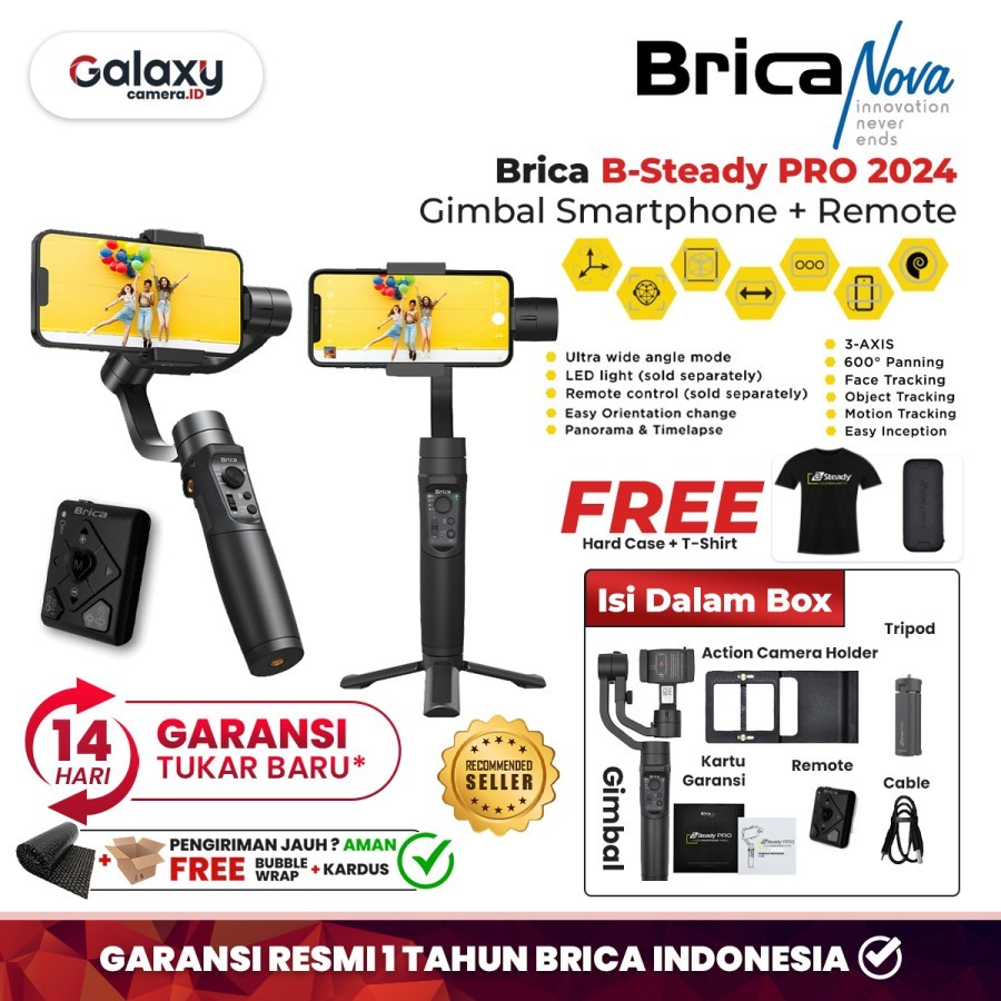 Jual Brica B-Steady 3-Axis Gimbal Hp Smartphone Stabilizer Series - B ...