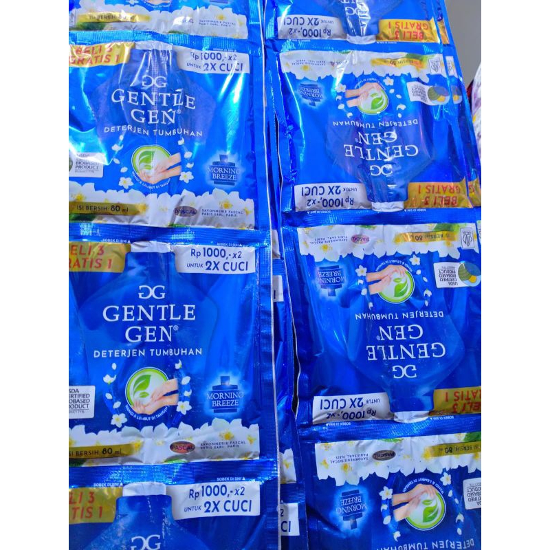 Jual DETERJEN CAIR GENTLE GEN SACHET DETERJEN TUMBUHAN | Shopee Indonesia