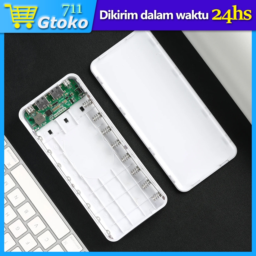 Jual 8 Slot Case Casing Powerbank Power Bank DIY Baterai 18650 Type C ...