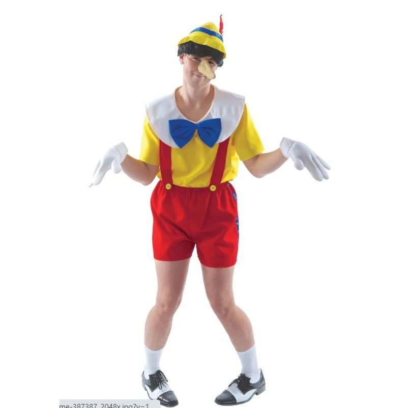 Jual ADULT CLASSIC PINOCCHIO COSTUME Kostum pinokio klasik Karnaval ...