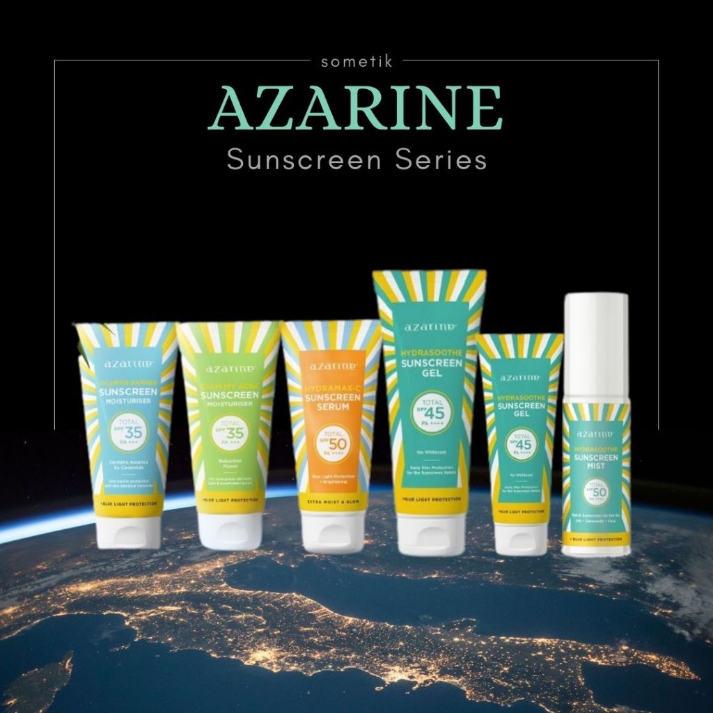 Jual AZARINE HYDRASOOTHE SUNSCREEN GEL 50ml SPF 45pa++++ / AZARINE ...