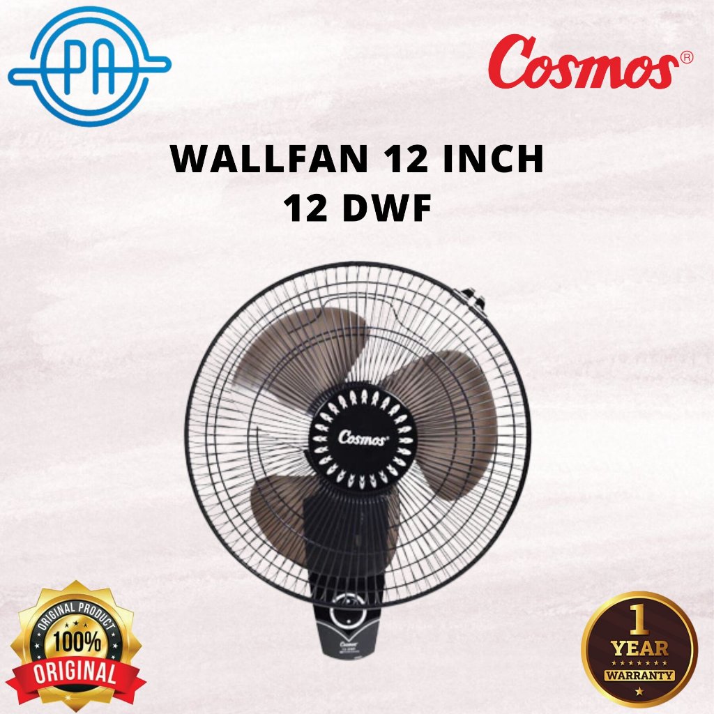 Jual KIPAS ANGIN WALLFAN COSMOS 12 DWF / 12DWF / 12-DWF | Shopee Indonesia