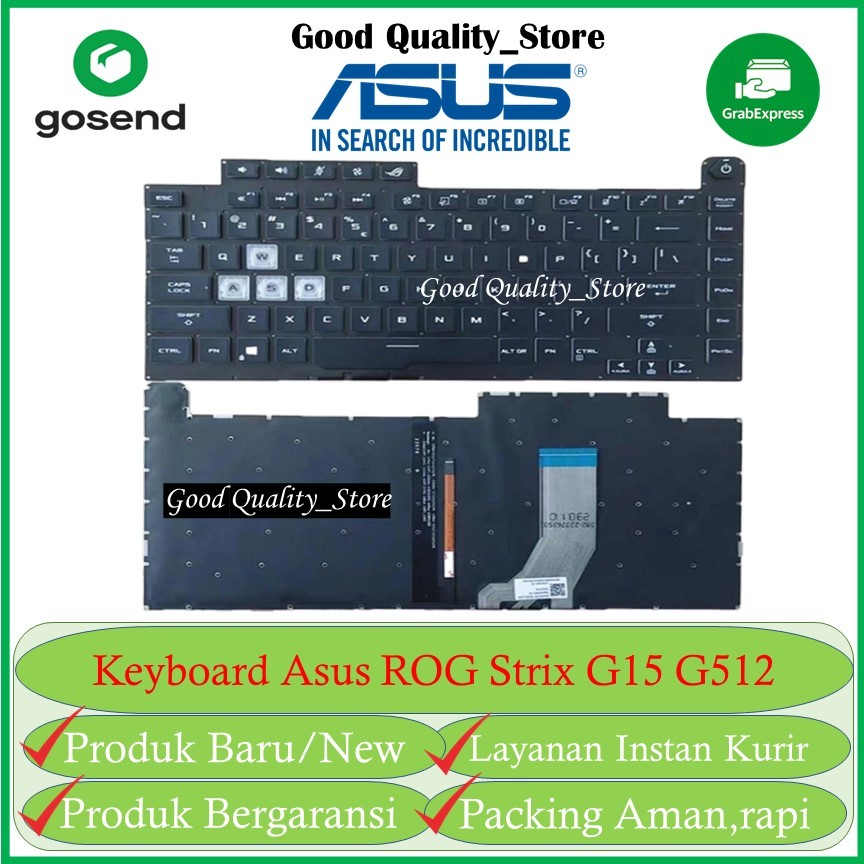 Jual Keyboard Asus ROG STRIX G15 G512 G512L G512LI G512 Series ...