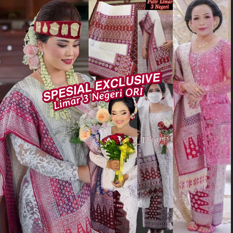 Jual EXCLUSIVE Songket Limar 3 Negeri ORI & Limar Dimensi ORI /Nuasa ...