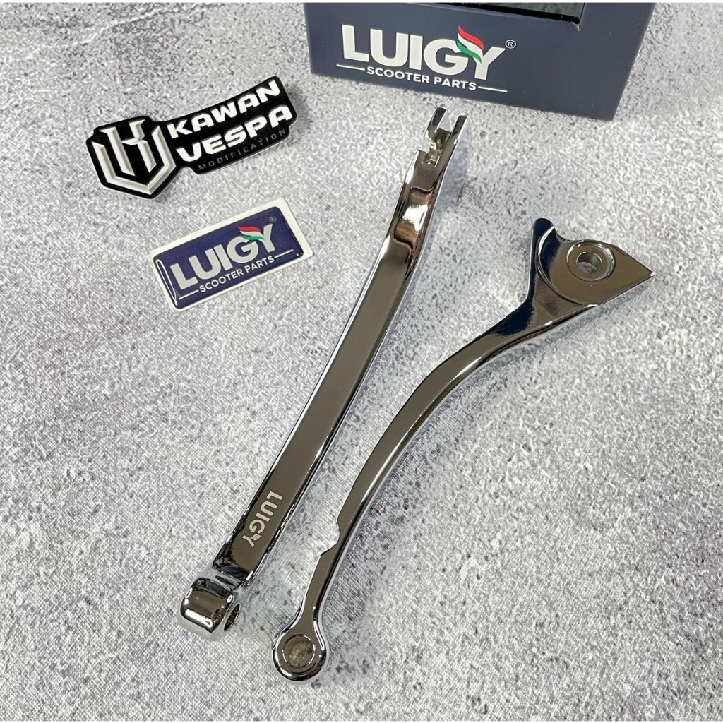 Jual Handle Rem Brake lever Luigy chome for Vespa Sprint primavera S LX ...