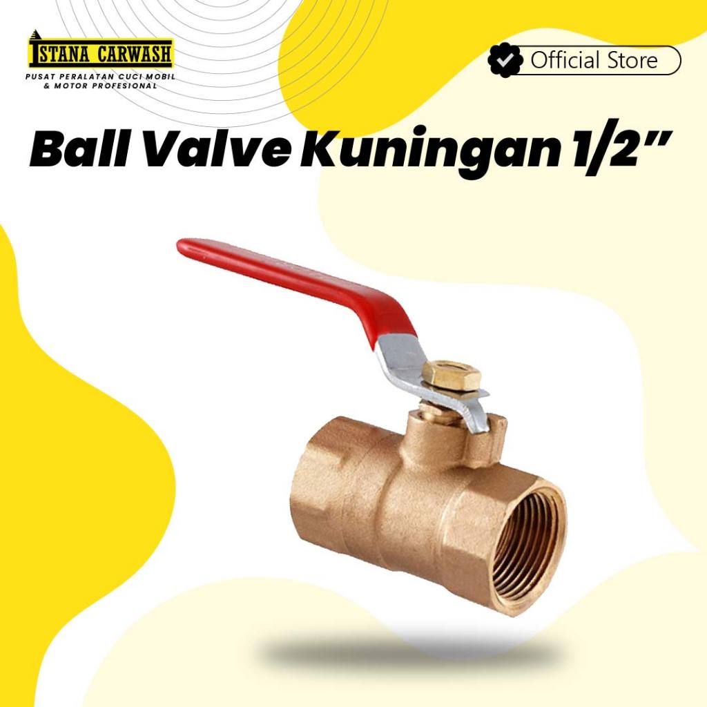 Jual Ball Valve 1/2 Inch Kuningan | Shopee Indonesia