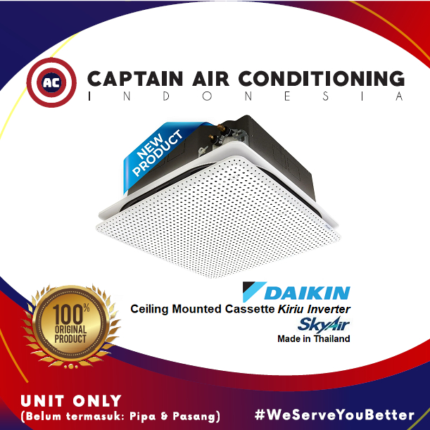 Jual DAIKIN AC Cassette SkyAir Kiriu Smart Inverter FCFG-140 6 PK | Shopee Indonesia
