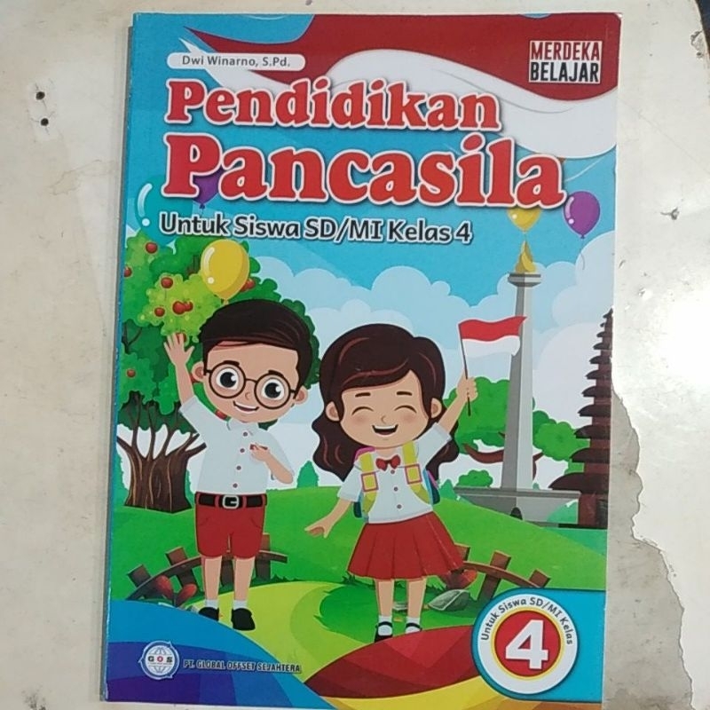 Jual pendidikan pancasila untuk siswa SD kelas 5 merdeka belajar dwi ...