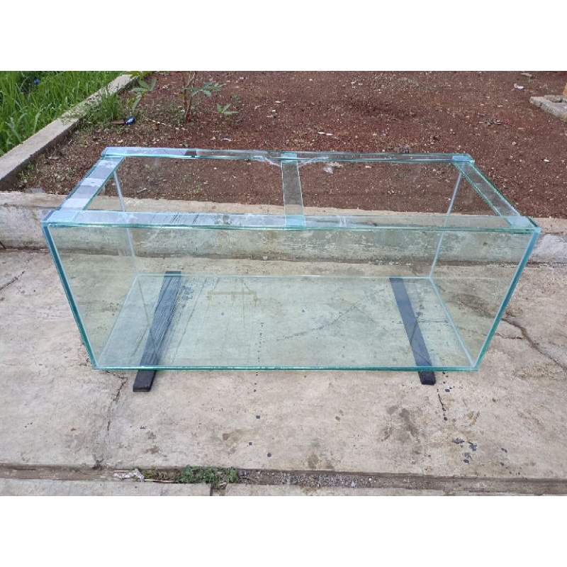 Jual Aquarium kaca ukuran 120x50x50 full 10 ml MURAH | Shopee Indonesia