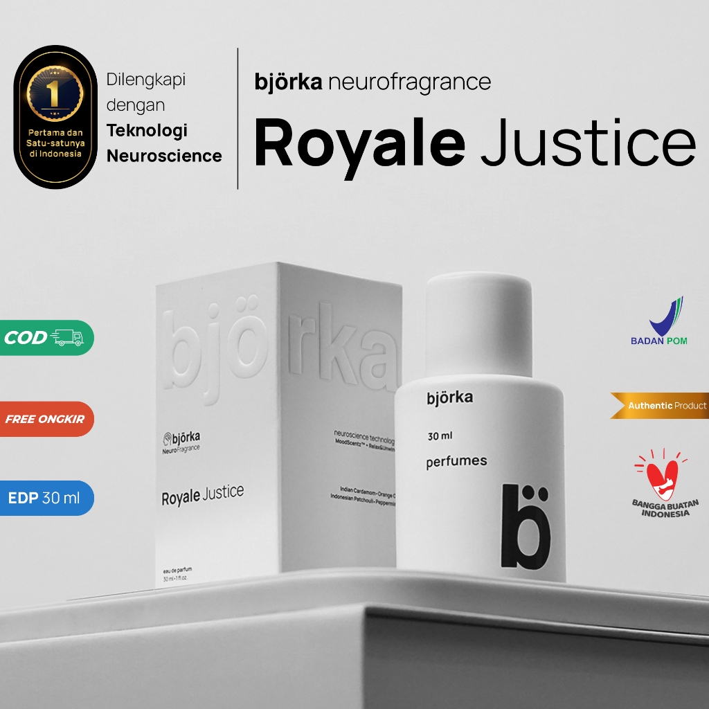 Jual Bjorka parfum official varian ROYAL JUSTICE parfum pria laki-laki ...