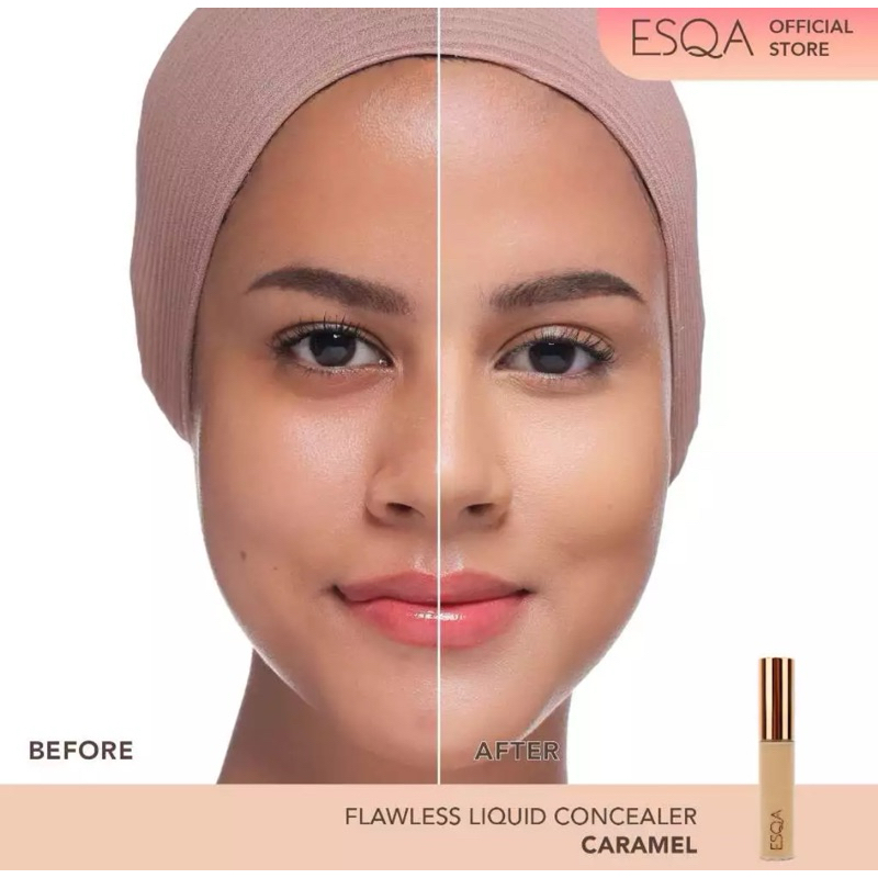Jual ESQA FLAWLESS LIQUID CONCEALER FULLSIZE FULL COVERAGE CONCEALER ...