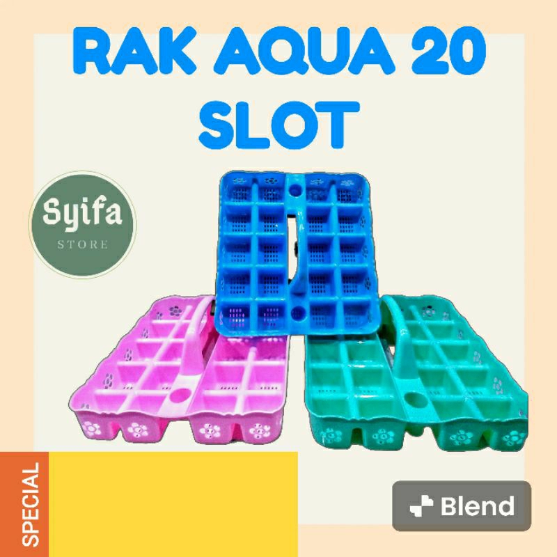 Jual RAK AQUA 20 LUBANG / TEMPAT AQUA 20/ TEMPAT GELAS MINUMAN | Shopee ...