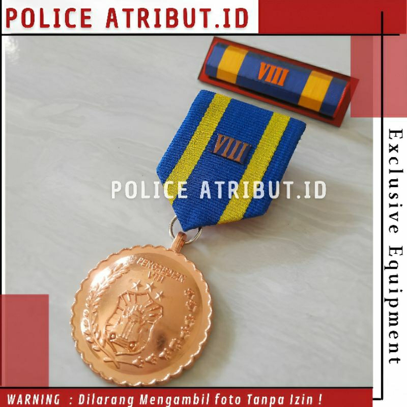 Jual Satya lencana Mendali PDH PDU Pengabdian 8 Tahun Tanda Jasa Polisi ...