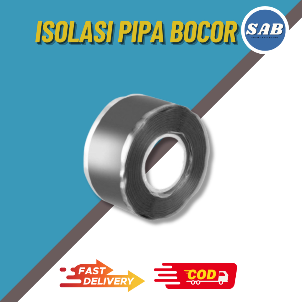 Jual Lakban Isolasi Pipa Pralon Super Kuat Anti Bocor Waterproof Tahan ...
