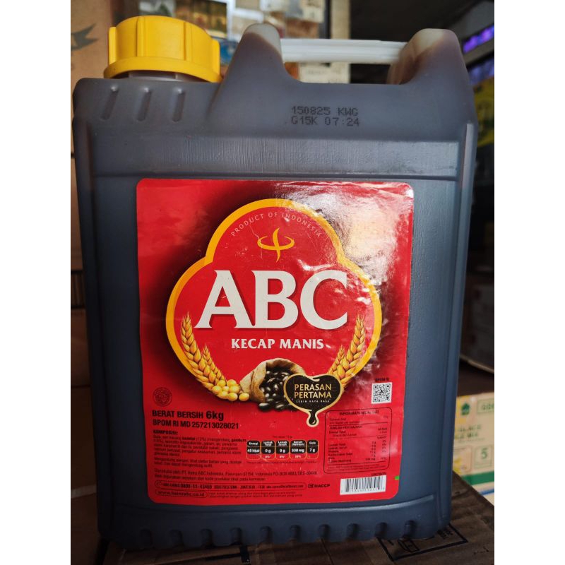 Jual ABC KECAP MANIS 6KG JERIGEN | Shopee Indonesia