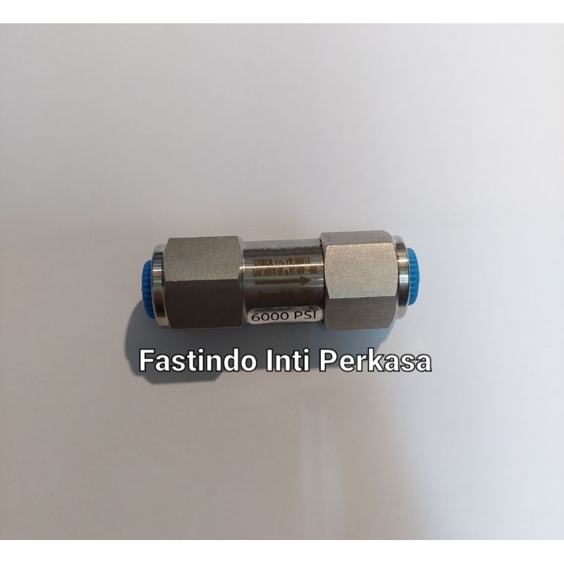 Jual Check valve 1" inch NPT stainless steel 316 6000 psi | Shopee ...