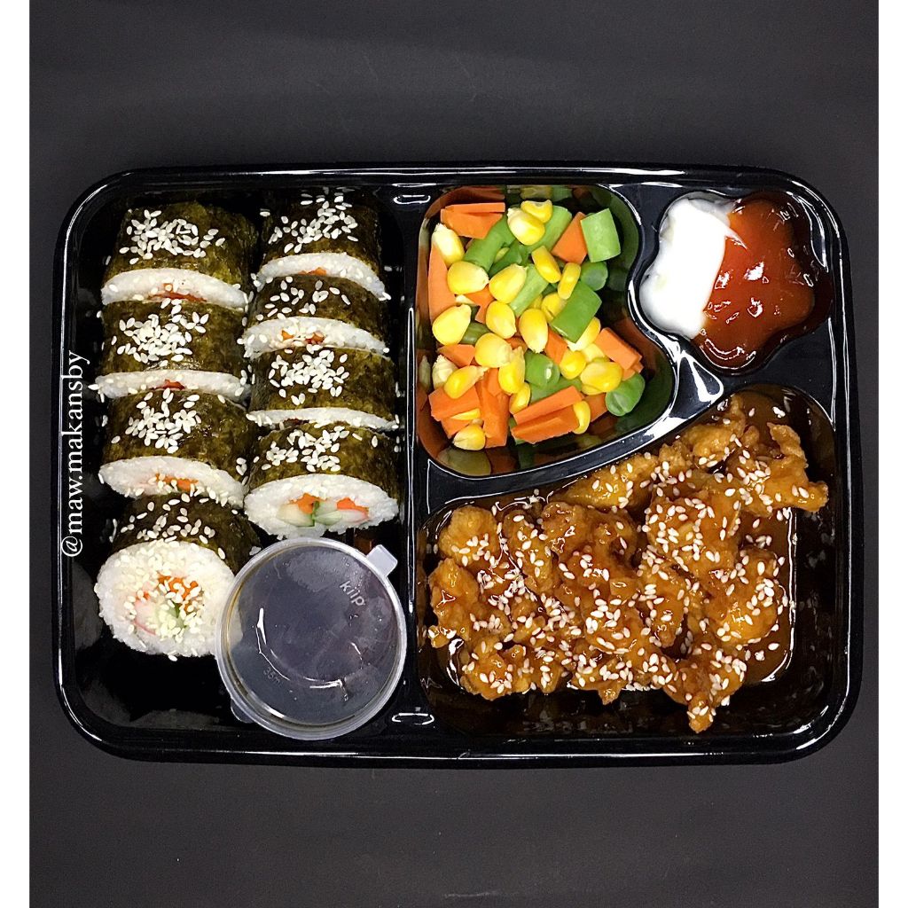 Jual [INSTAN lgsg KIRIM] Kimbab spicy chicken & cheesy tteokkochi ...