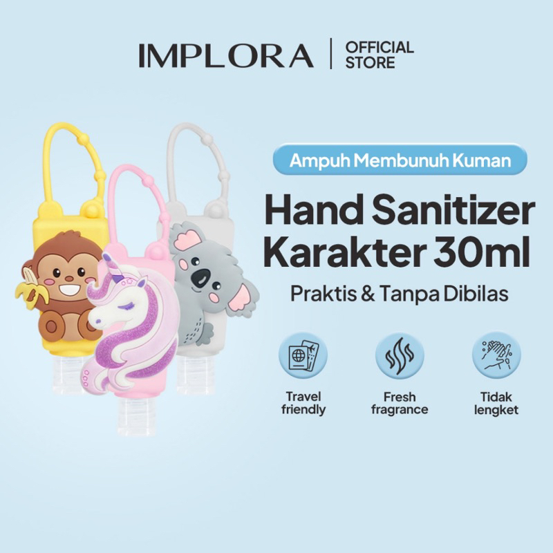 Jual Implora Icare Hand Sanitizer Gel 30ml | Shopee Indonesia