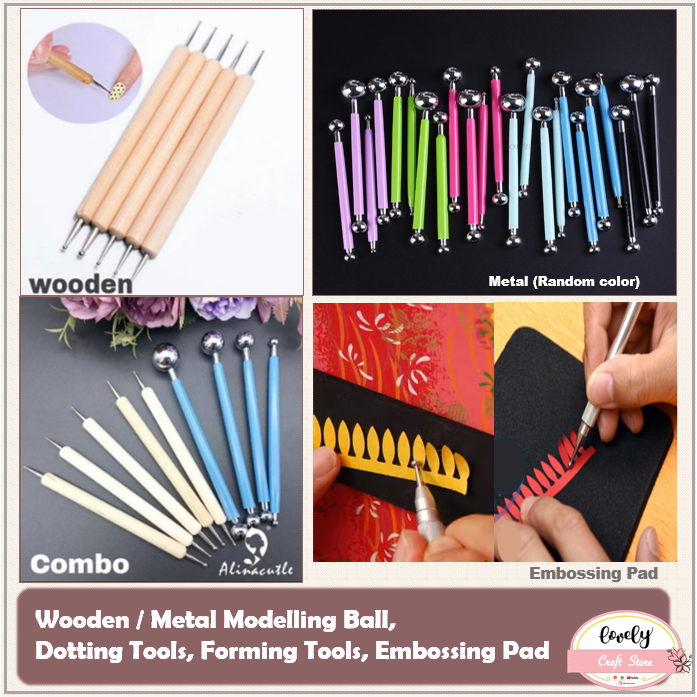 Jual LovelyCraftStore | dotting tools modelling ball tools for cakes ...